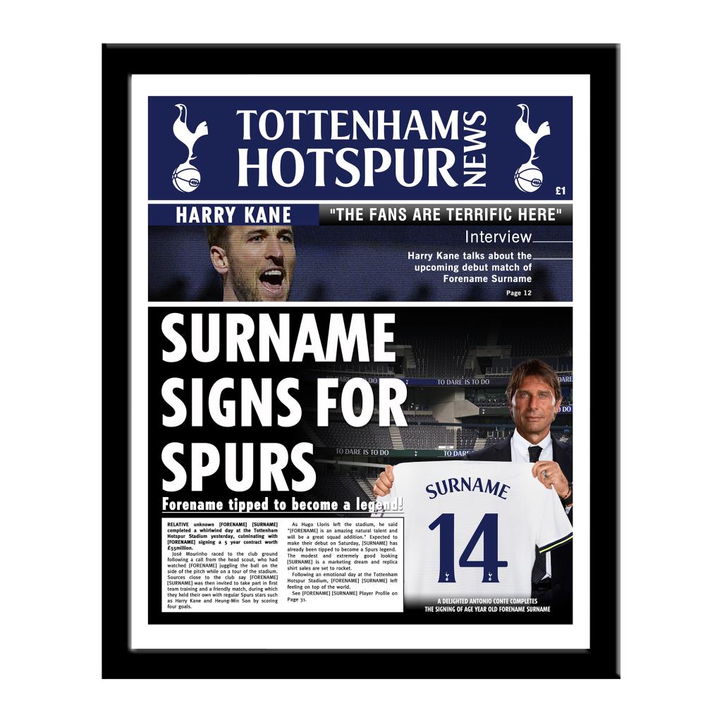 Personalised Tottenham Hotspur FC News | Officially Licensed